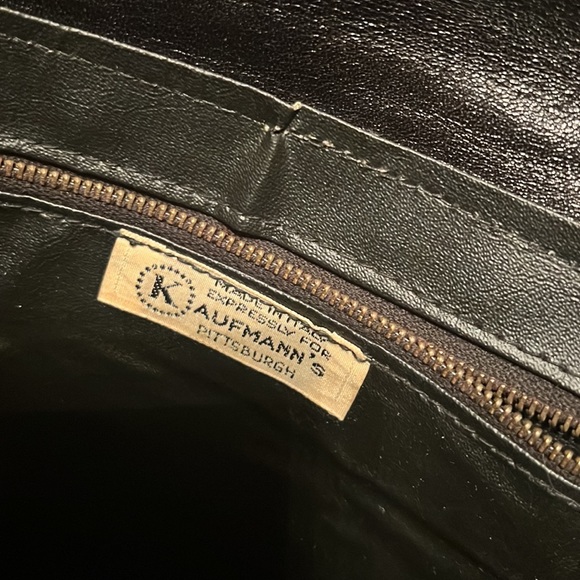 Kauffman | Bags | Vintage Kaufmanns Leather Bag | Poshmark